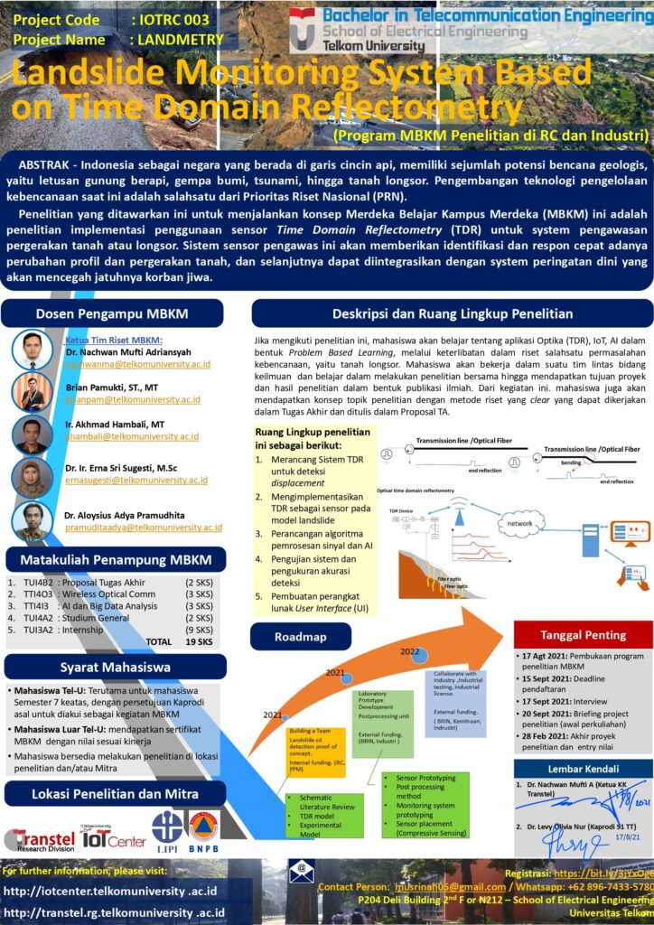 PROGRAM MBKM PENELITIAN DI RC DAN INDUSTRI | S1 Teknik Telekomunikasi ...
